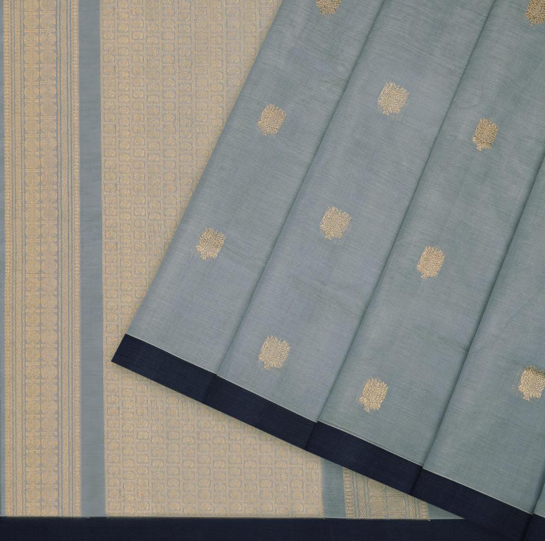 Powder blue silk cotton – chithraloomsbyCK