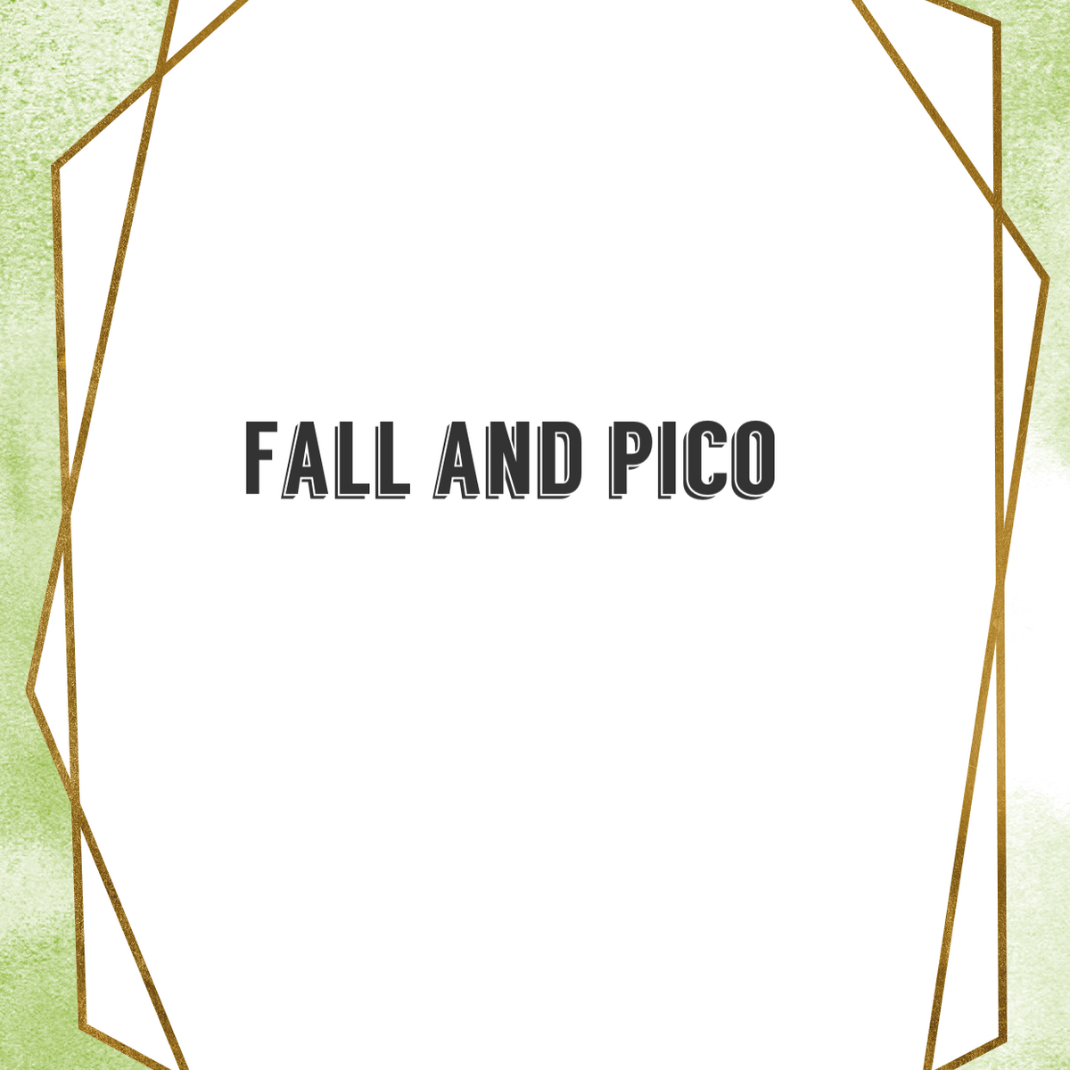 Fall and pico – chithraloomsbyCK